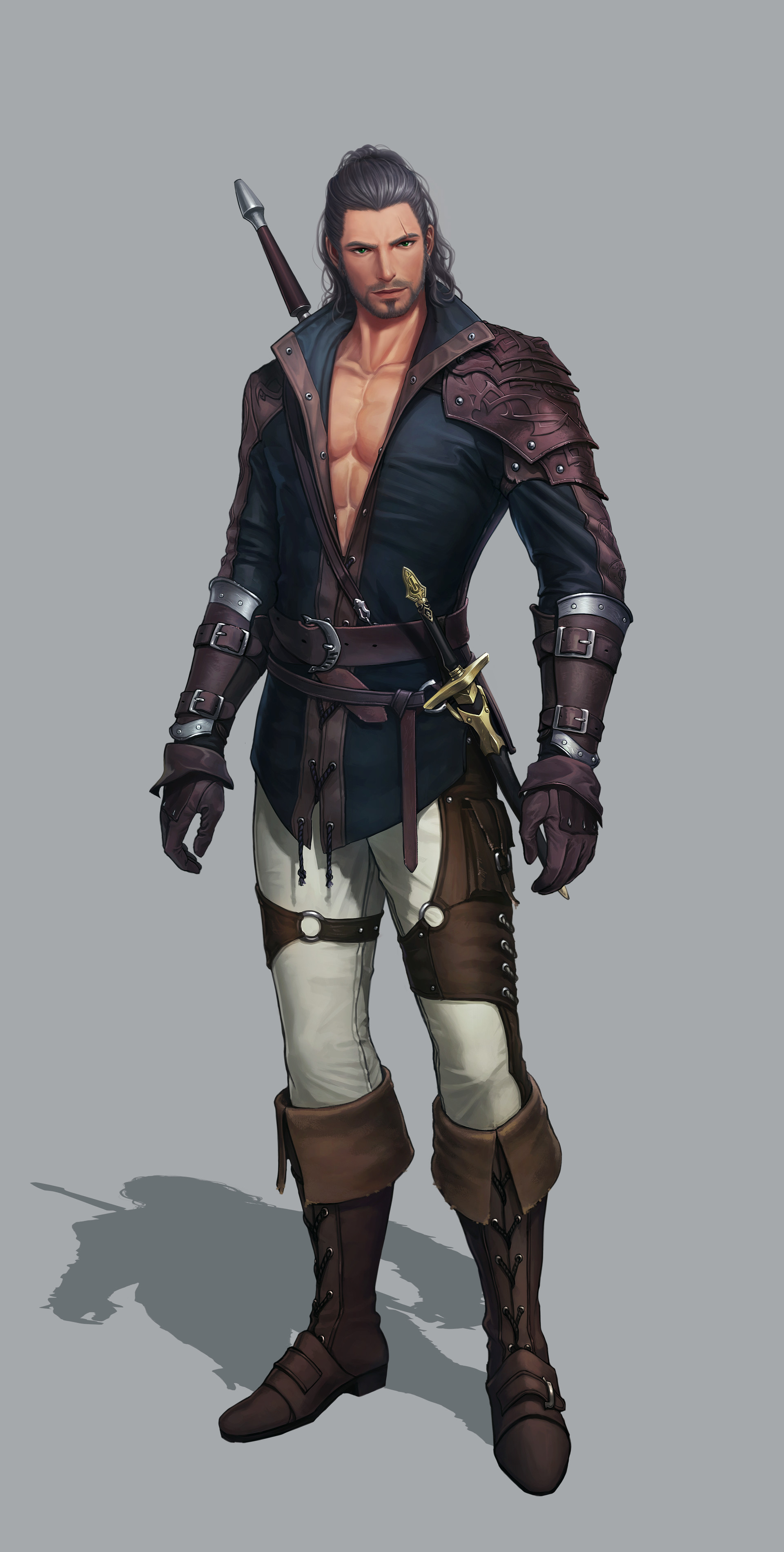 ArtStation - male mercenary