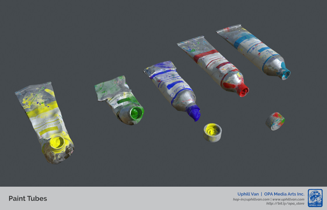 ArtStation - Paint Tubes