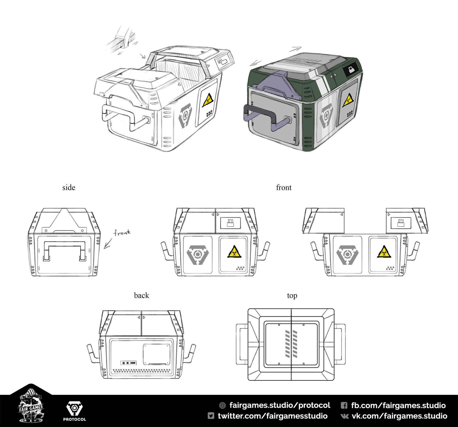 ArtStation - Concept for "PROTOCOL"