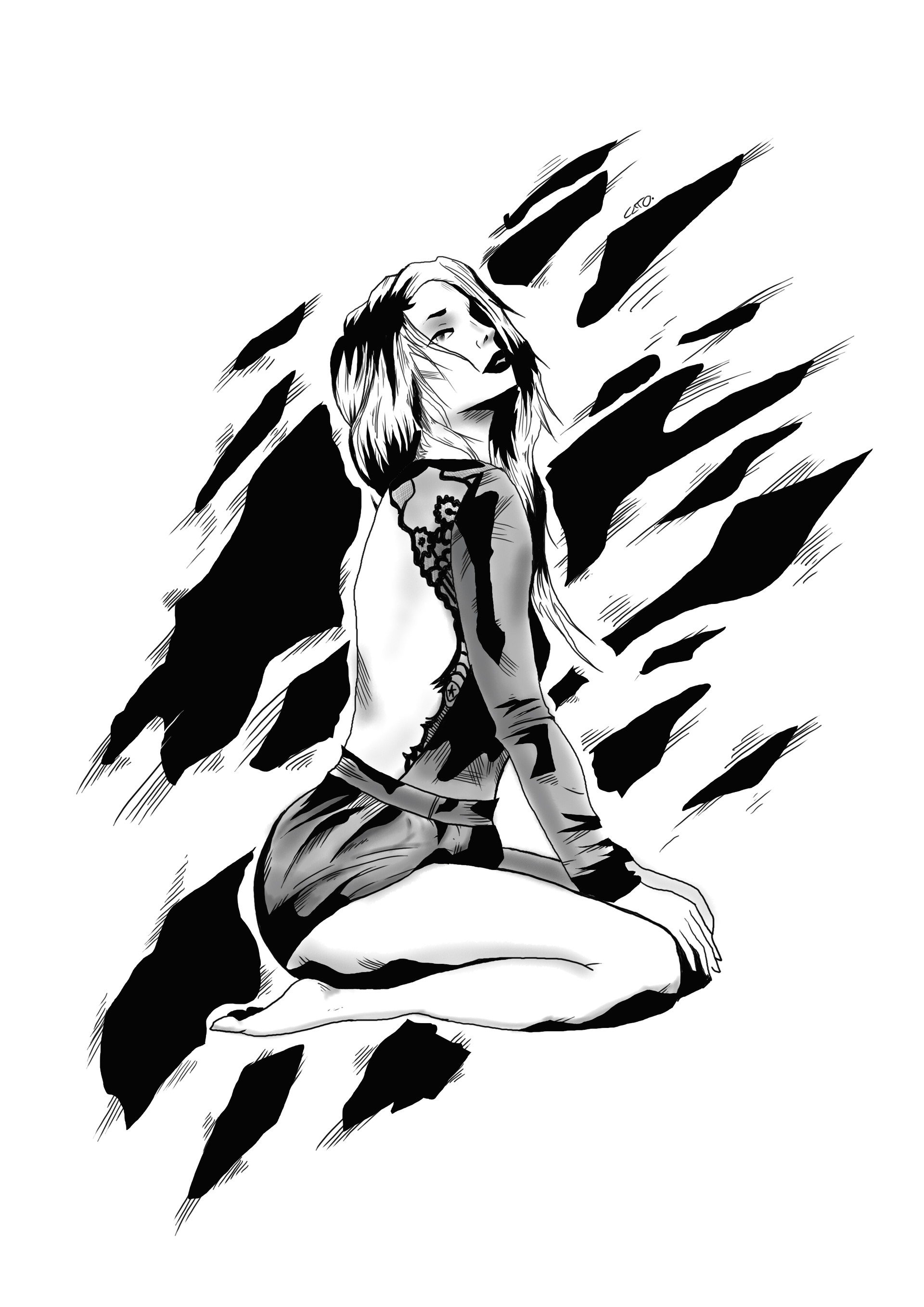 ArtStation - Inking model