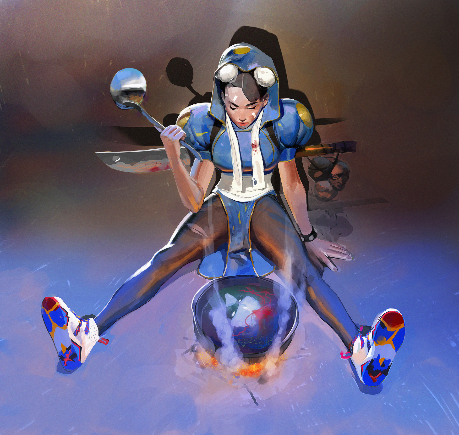 ArtStation - Cook Li X Jordan VII edition