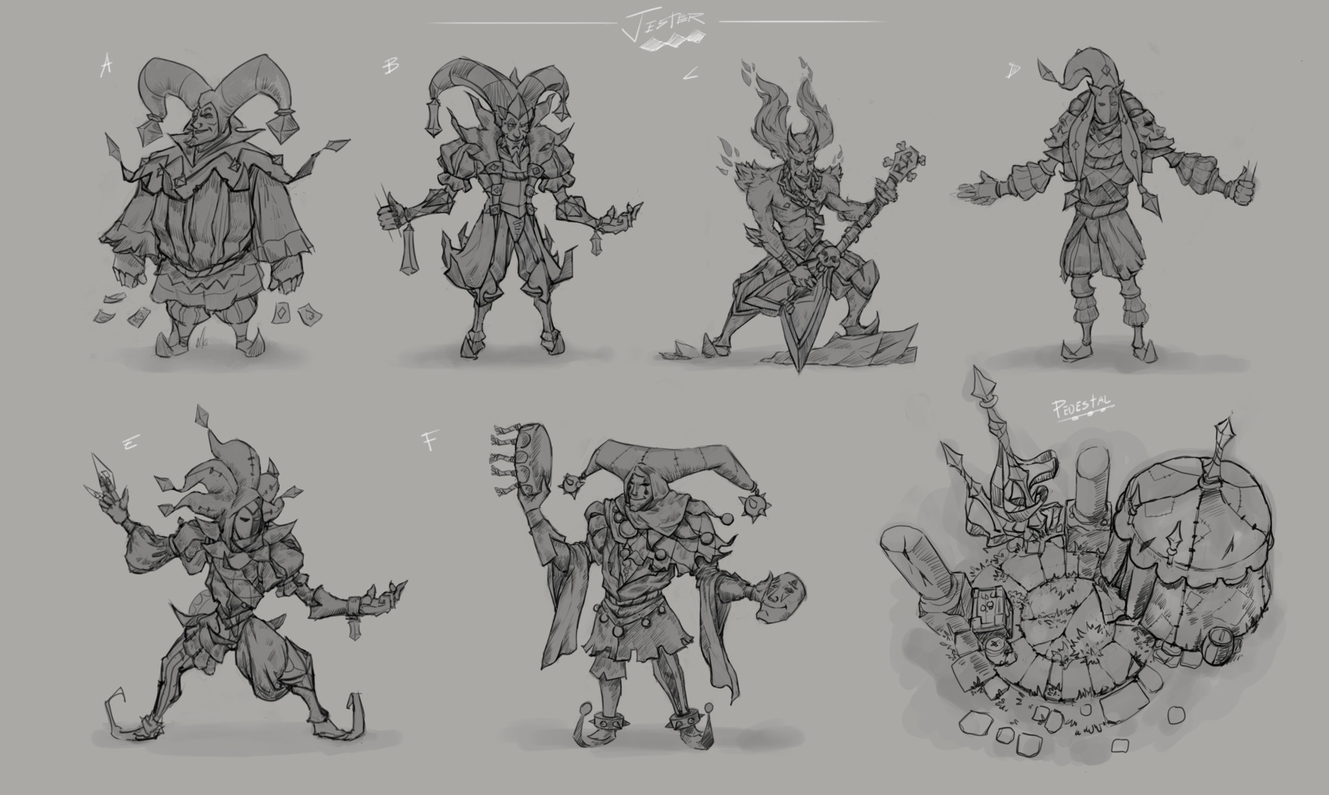 ArtStation - Jester concepts