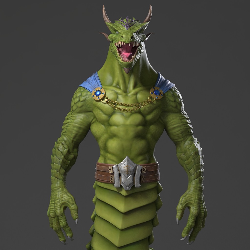 ArtStation - Dragon Warrior