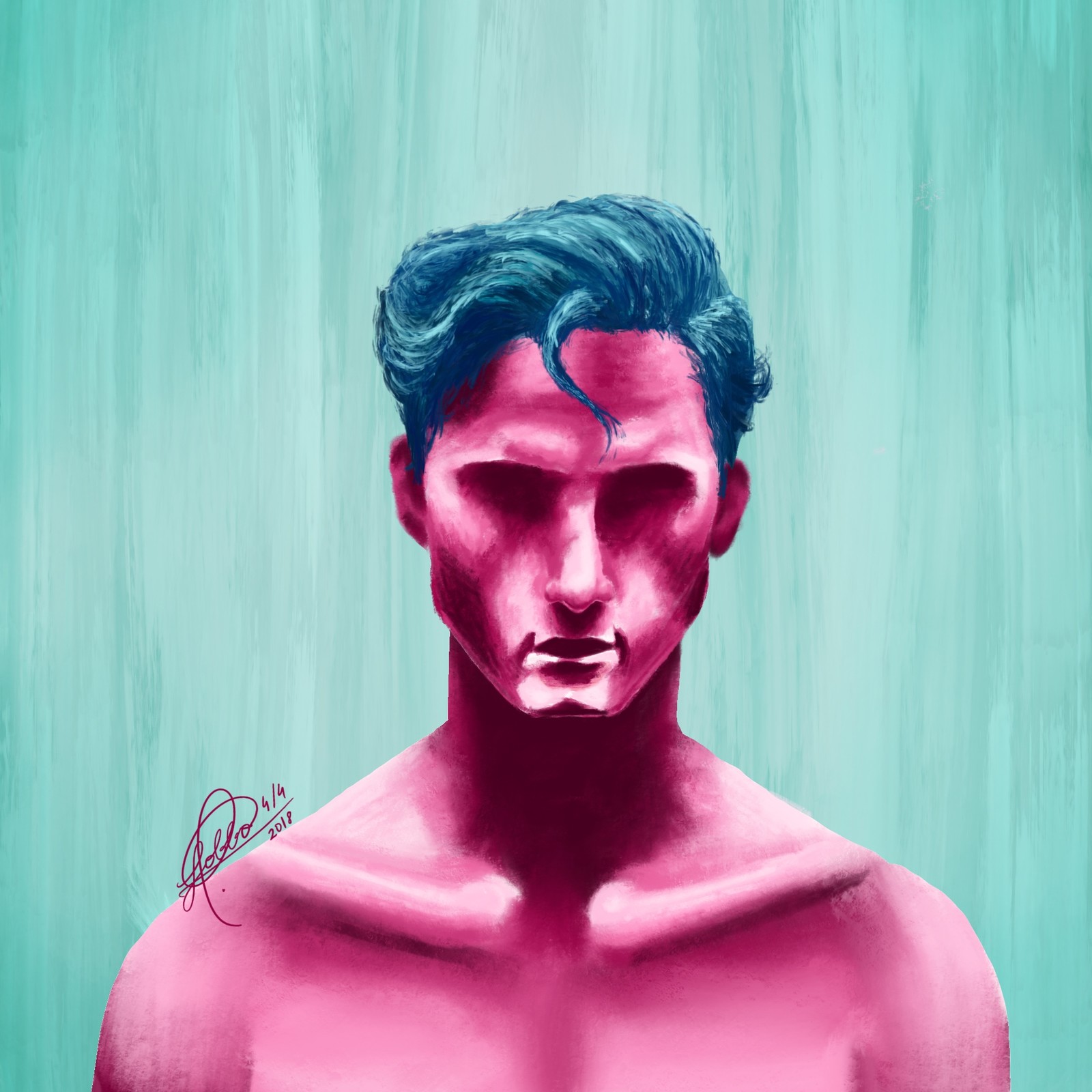 Gustavo Gobbo - Pink man / Homem Rosa