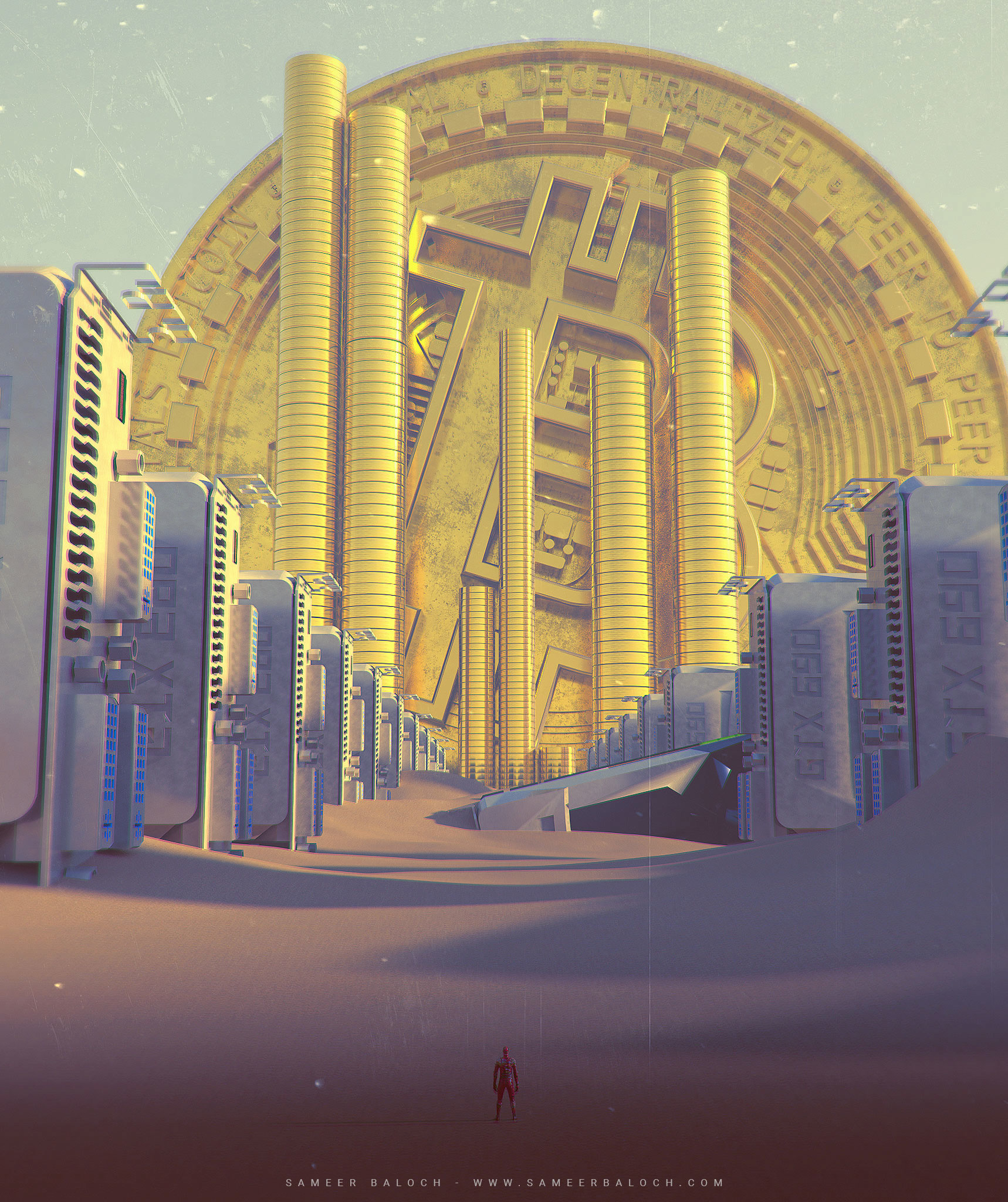 ArtStation - BITCOIN MINING