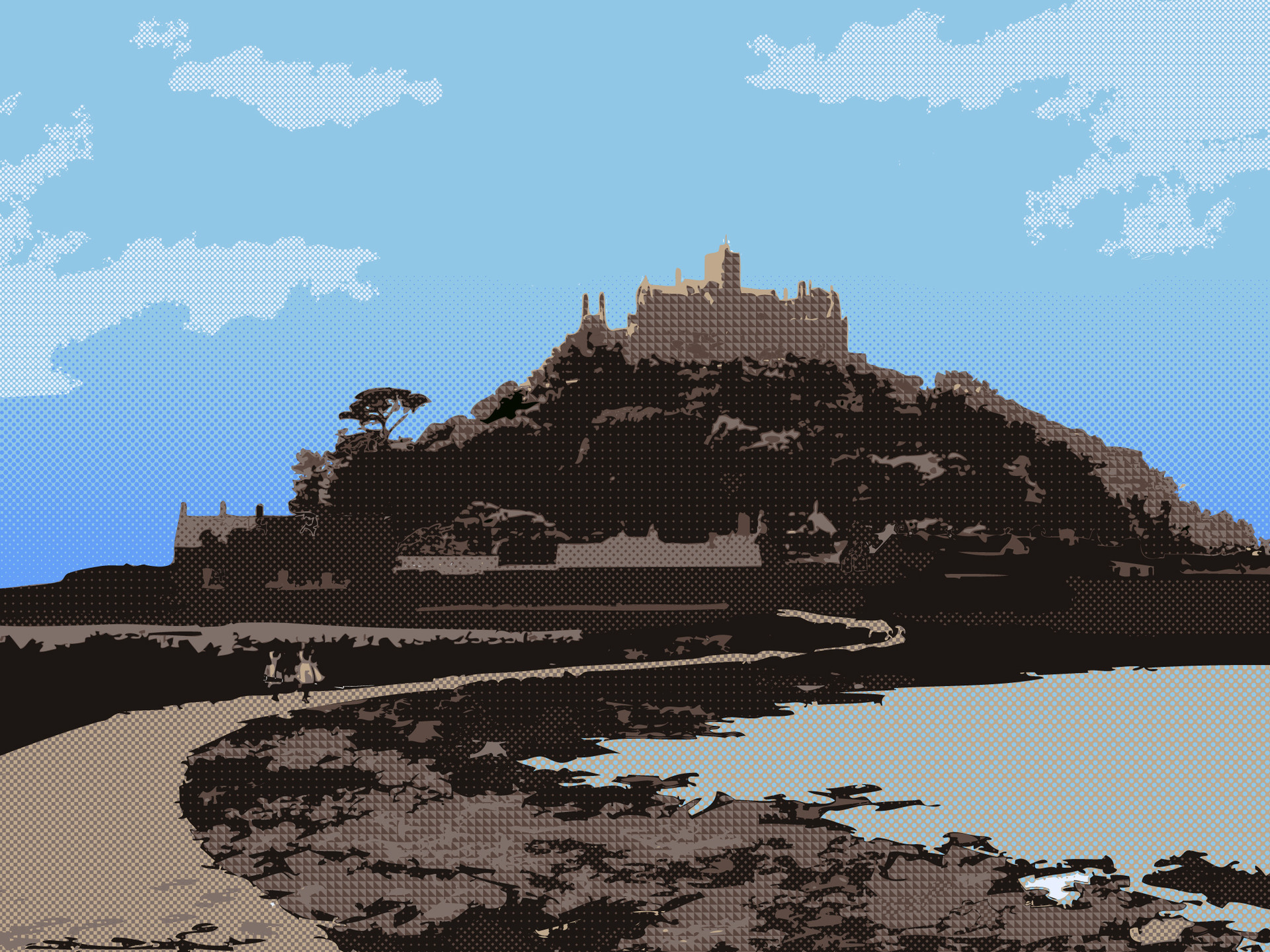 Alice Thomas - Halftone Study