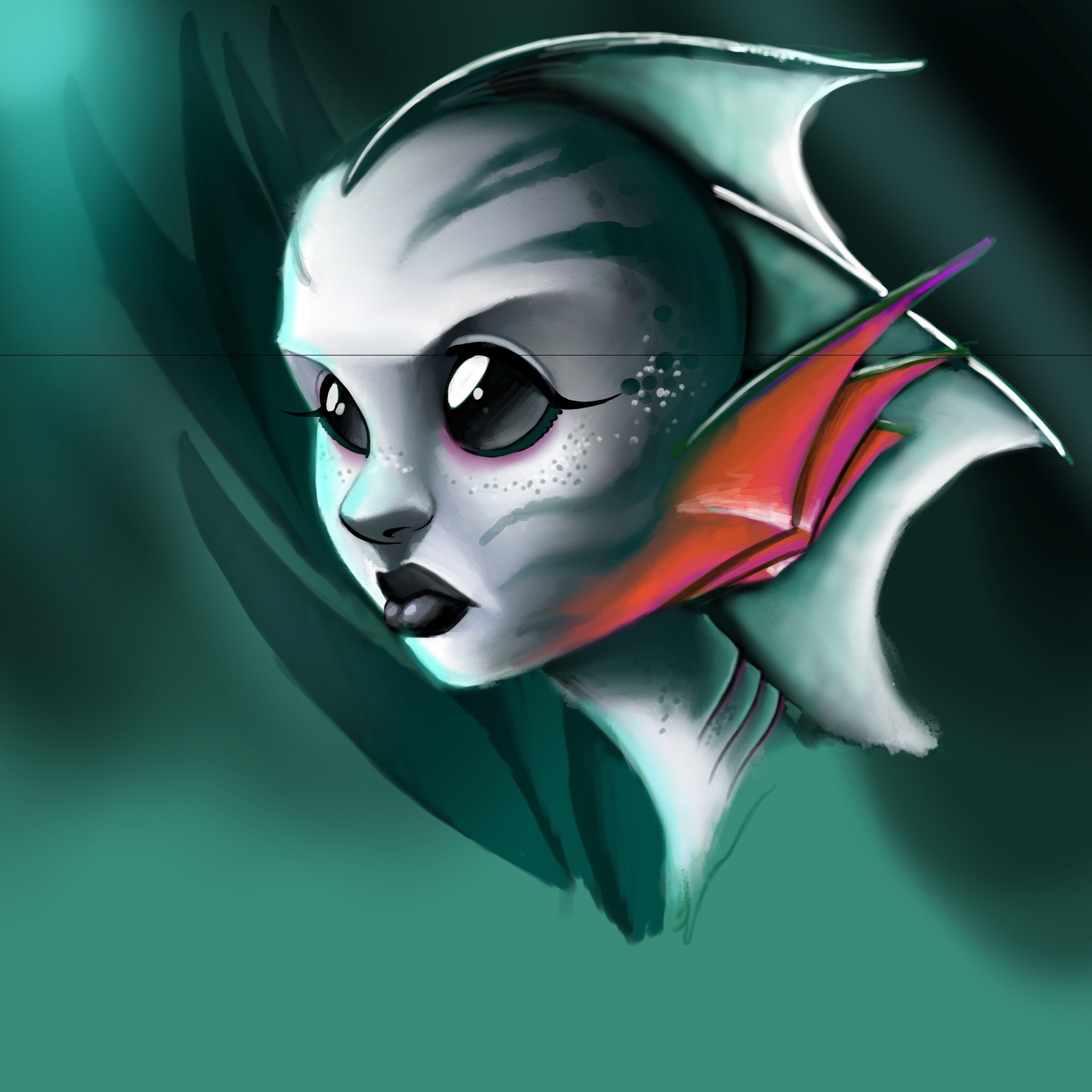 ArtStation - Mermaid head