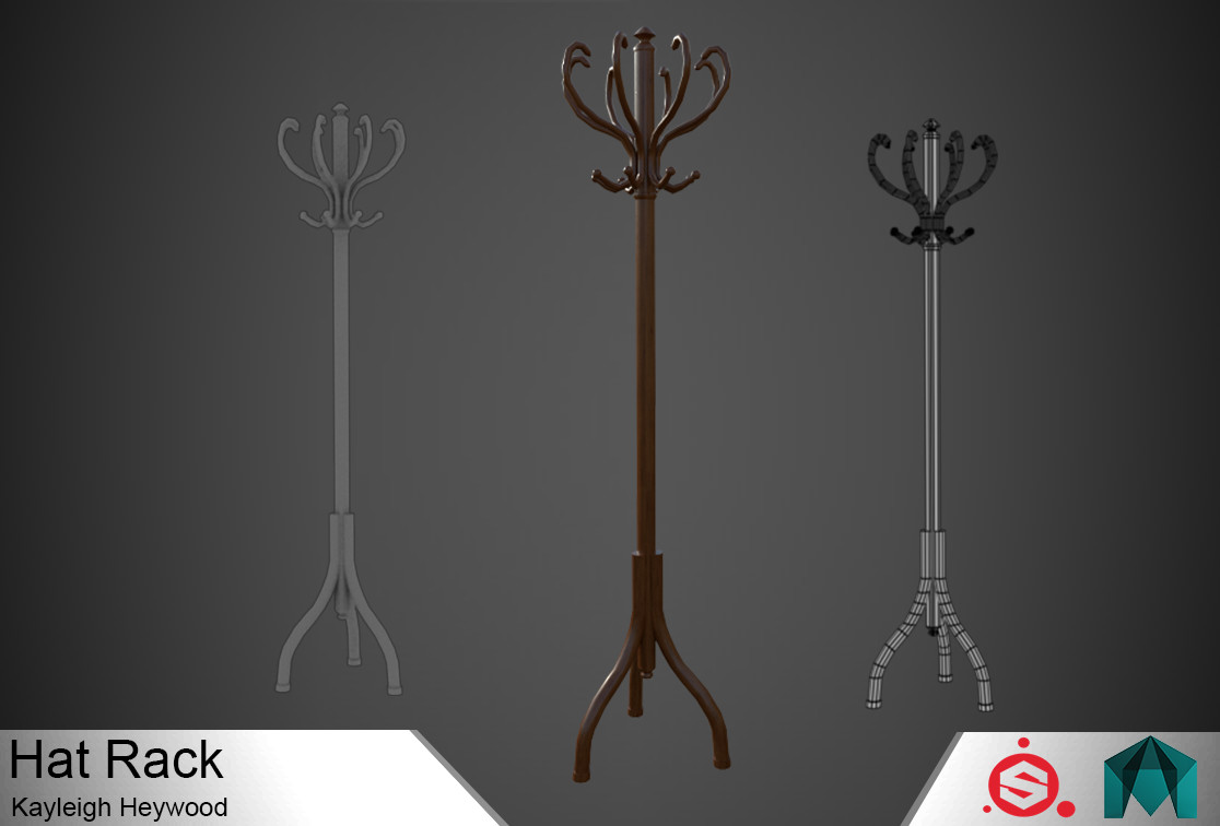 ArtStation - Hat Rack