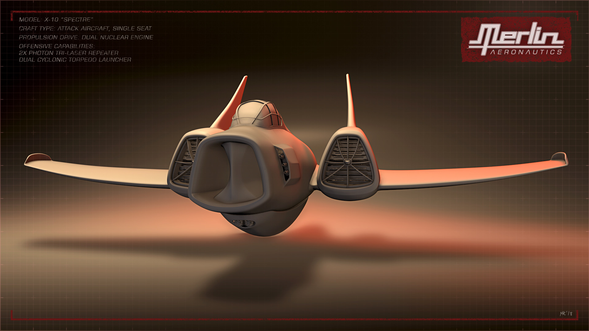 Mateusz Kulawik - Merlin X-10 "Spectre" Fighter