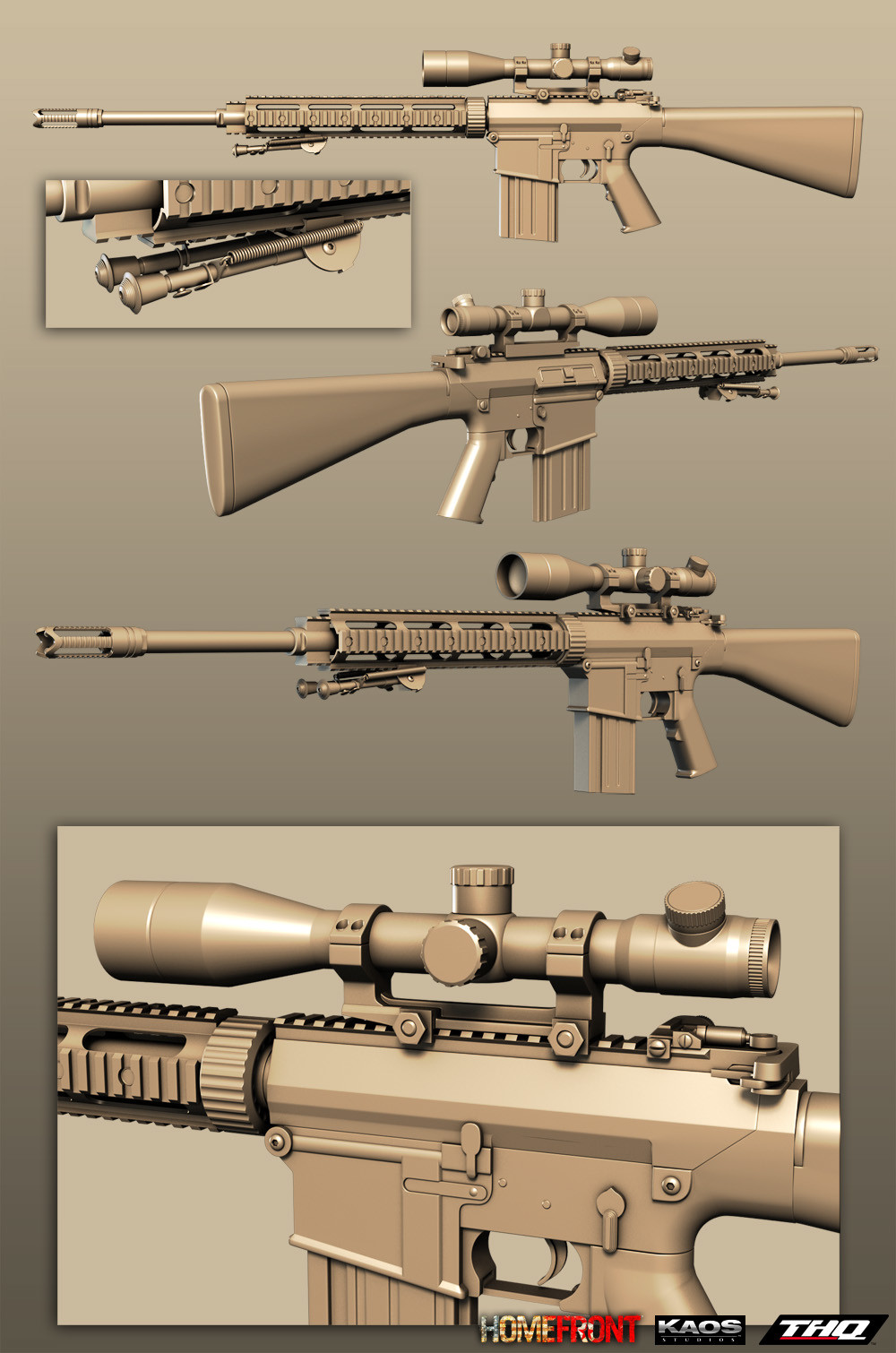 ArtStation - Homefront - M110