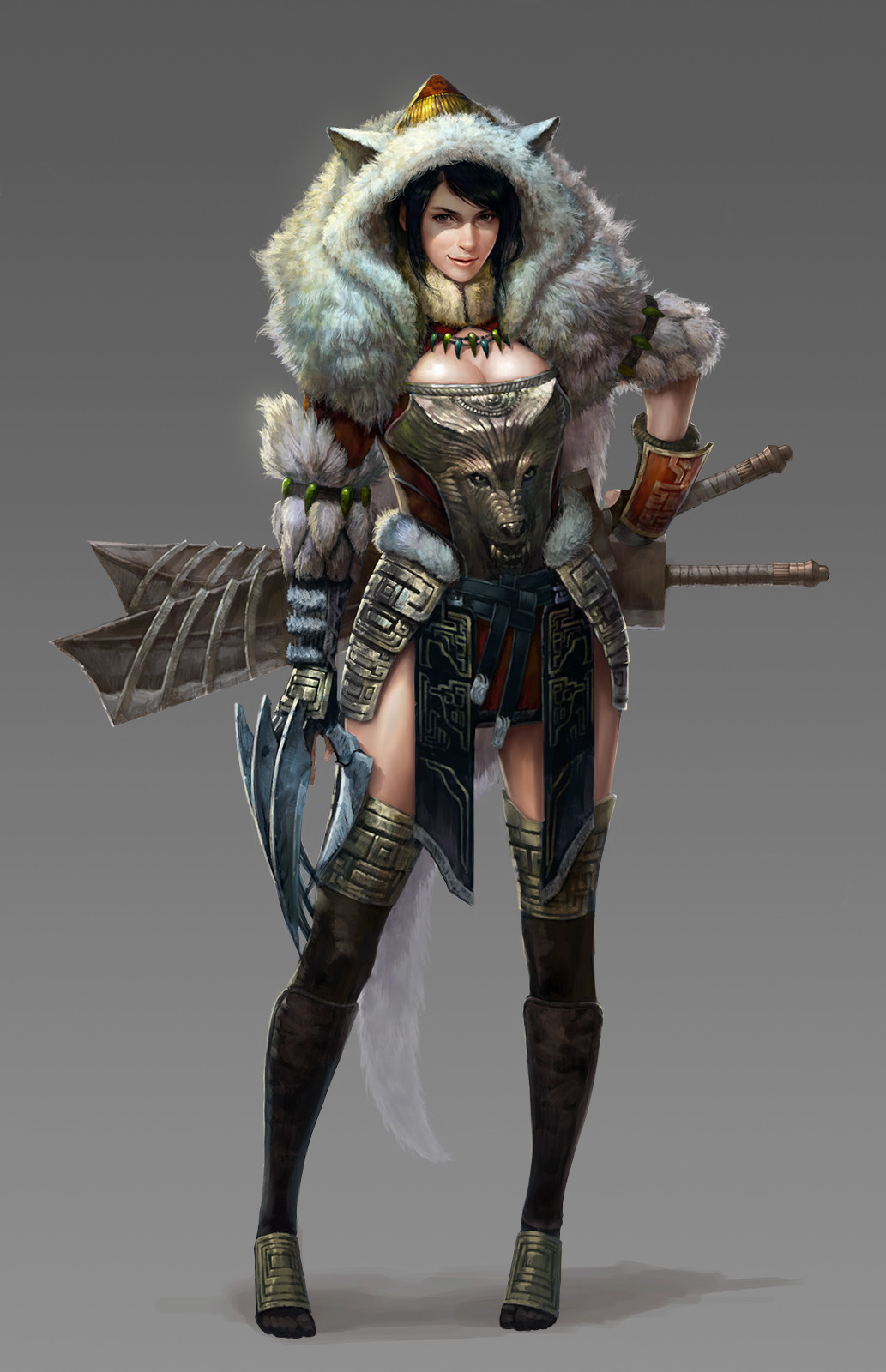 ArtStation - Northern woman assassin