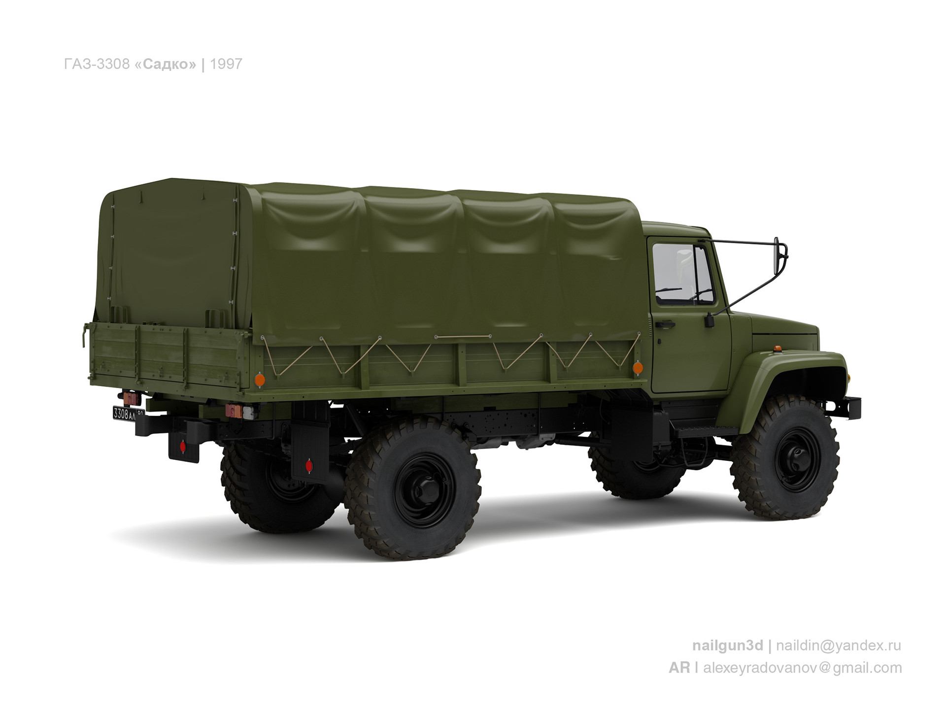 Nailgun3d _ Nail Khusnutdinov - GAZ-3308 Sadko