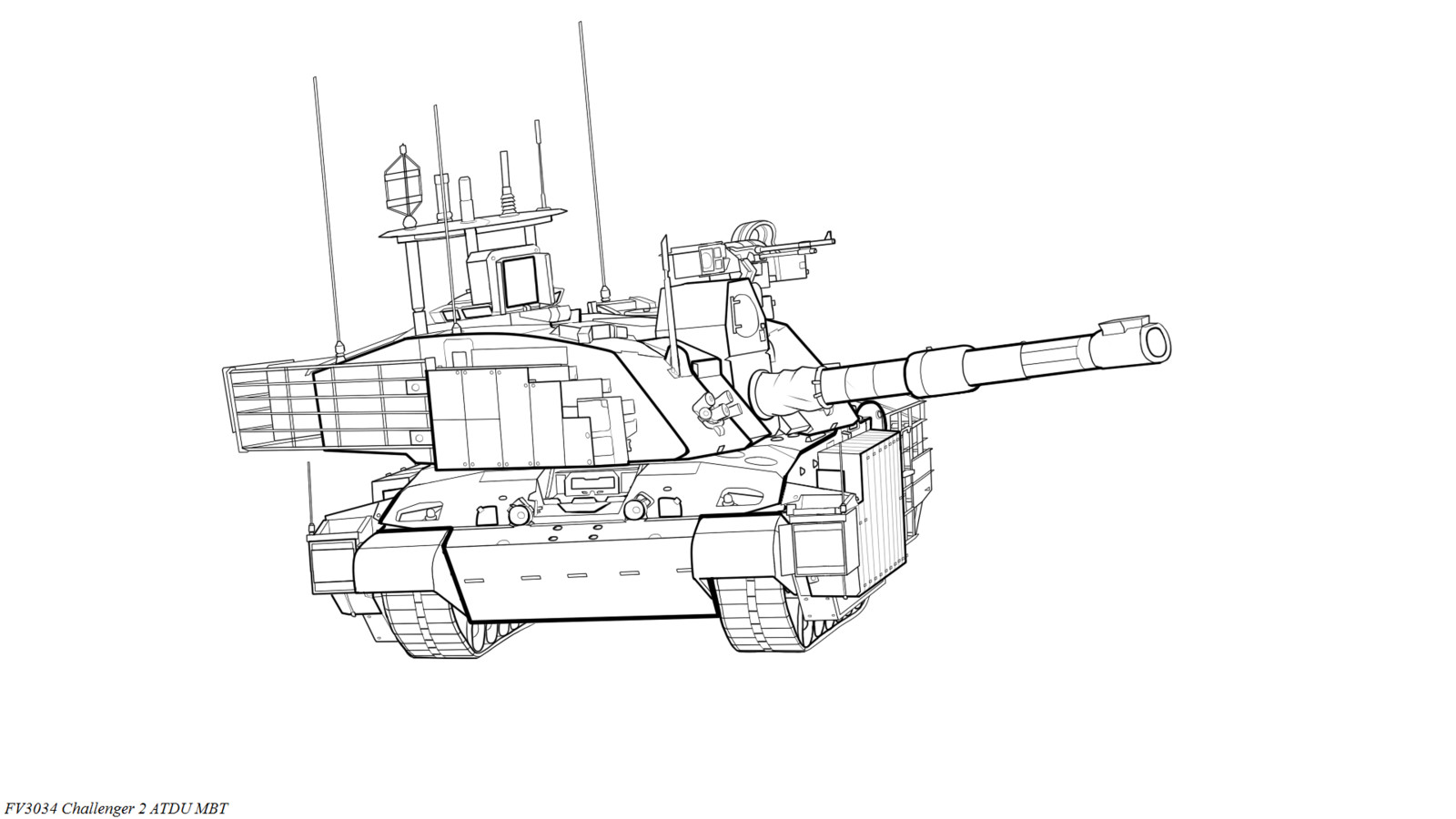 Aidil Azri Shamsuddin - [ Chibi Vehicles ] FV3034 Challenger 2 ATDU MBT