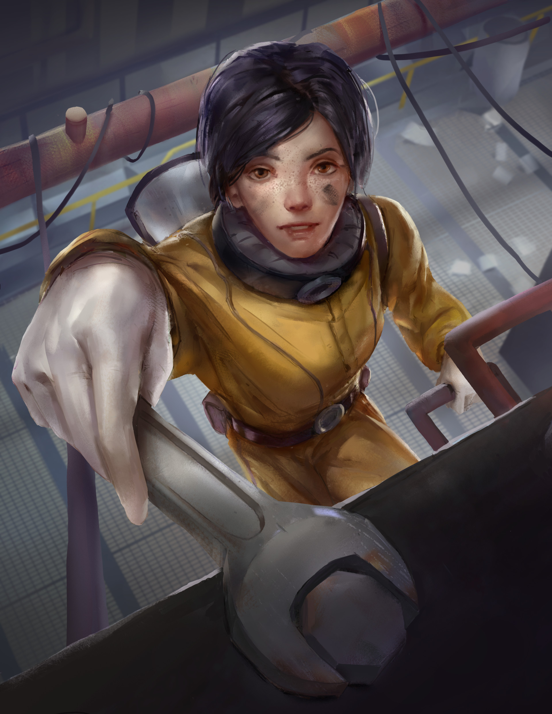 ArtStation - Action Card : Engineer