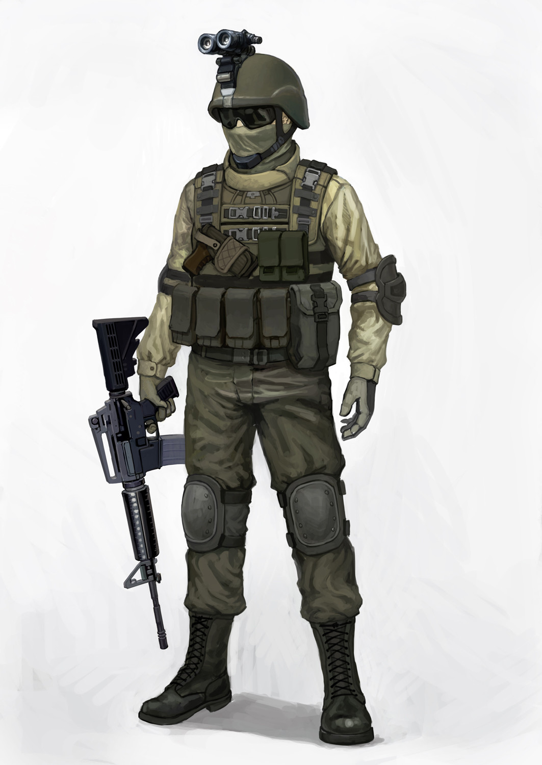 ArtStation - FPS game concept character