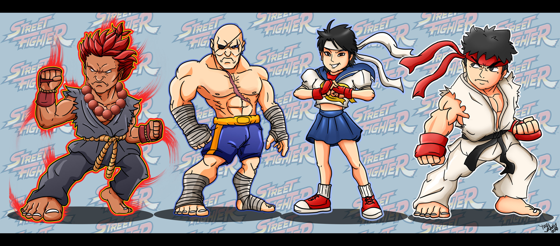 ArtStation - FIRST SET OF STREET FIGHTER ILLUSTRATION