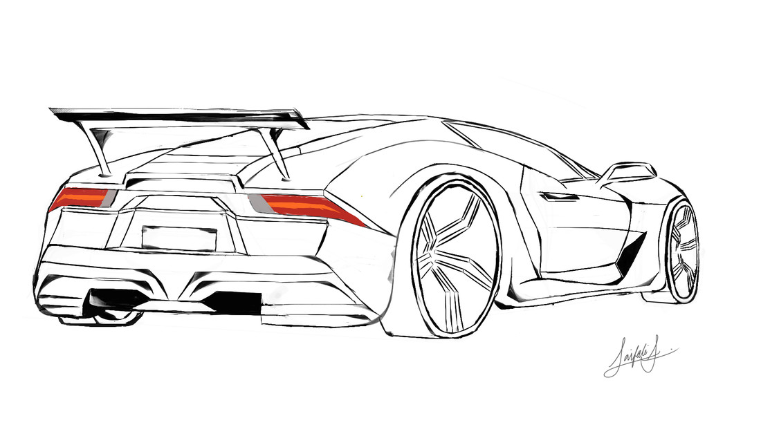 ArtStation - Concept Car Sketch