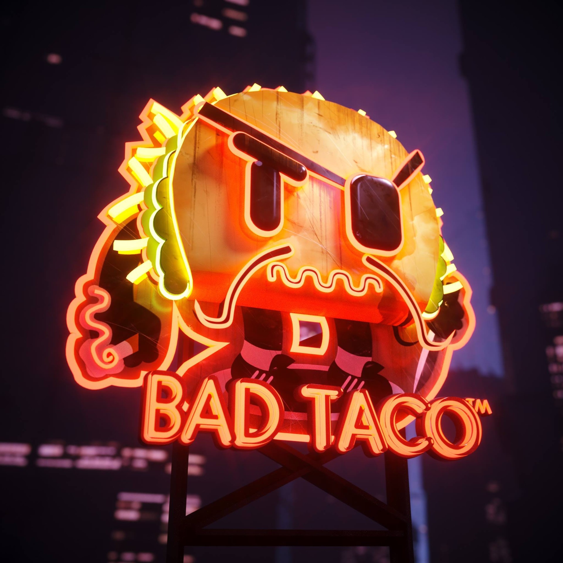ArtStation - GKR: Bad Taco fan art.