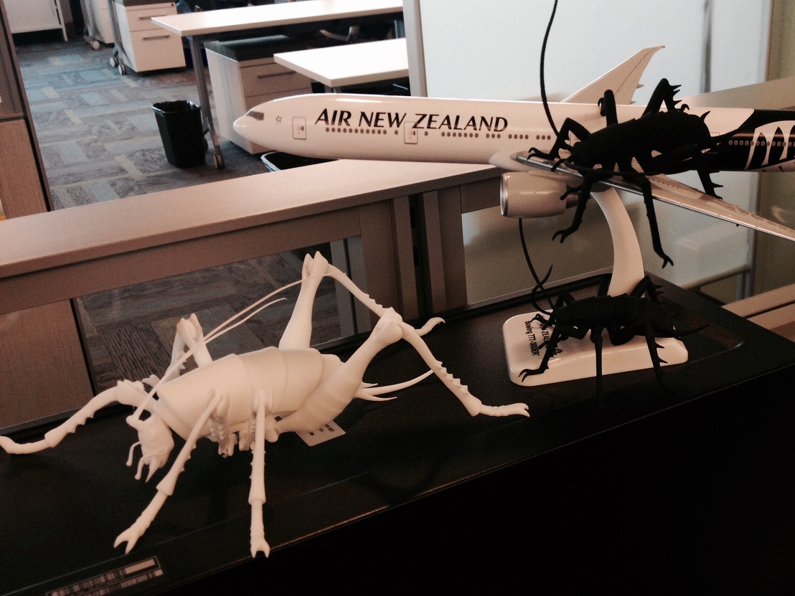Matthew Akin - Articulated 3D printed weta.