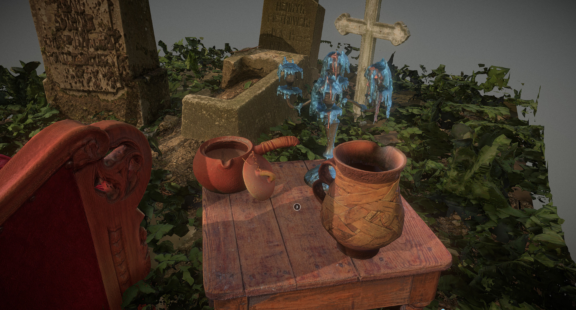 Mantas Talmantas - Get ready for Occult ritual in a graveyard