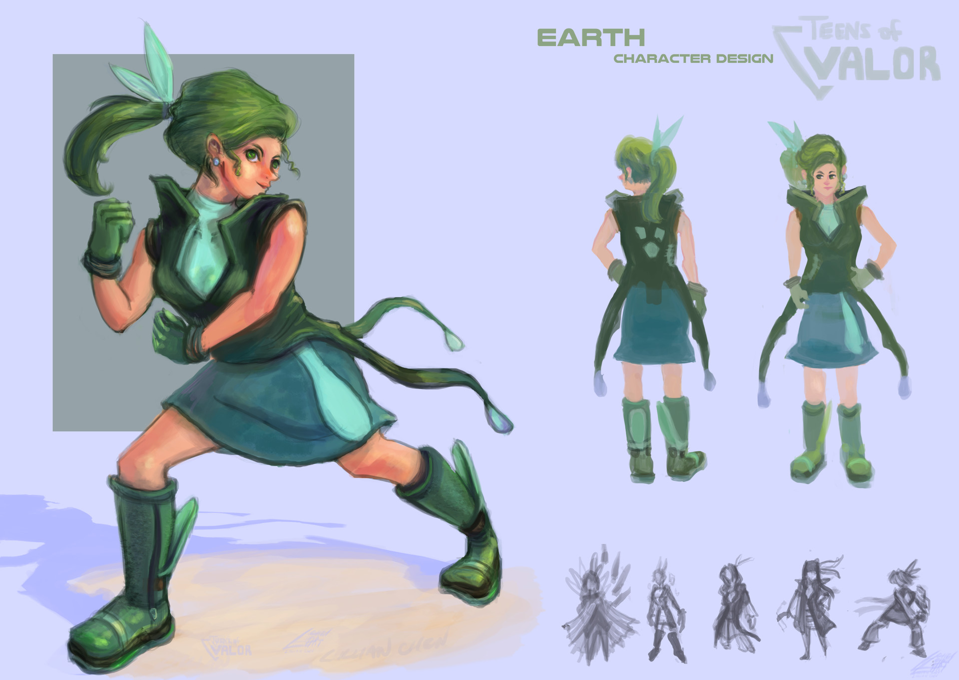 ArtStation - Earth - character (re)design