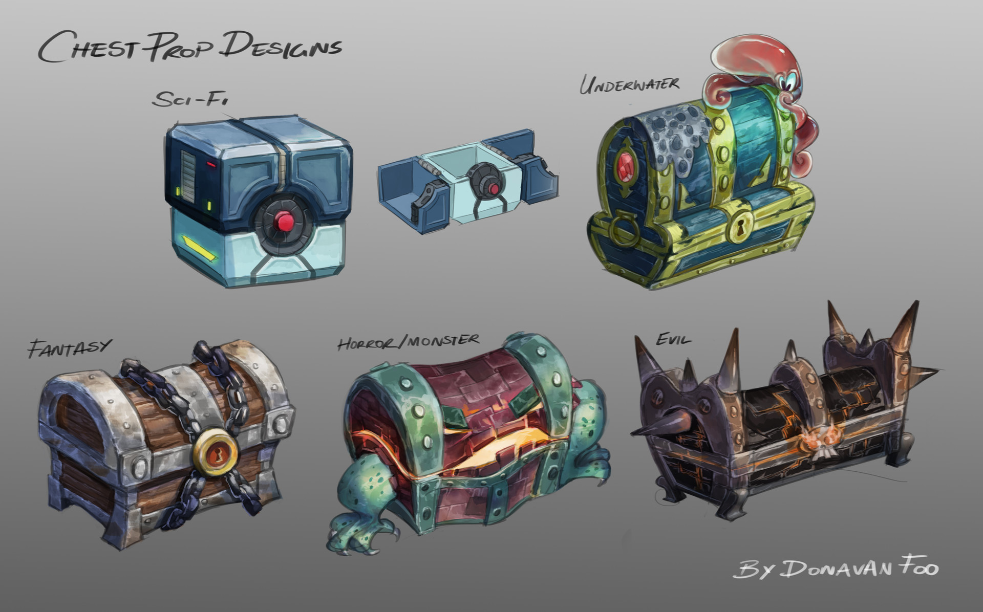 ArtStation - Chest Props