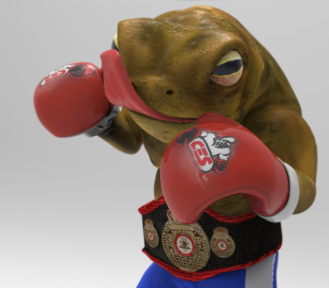 ArtStation - Boxing Frog Character Concept