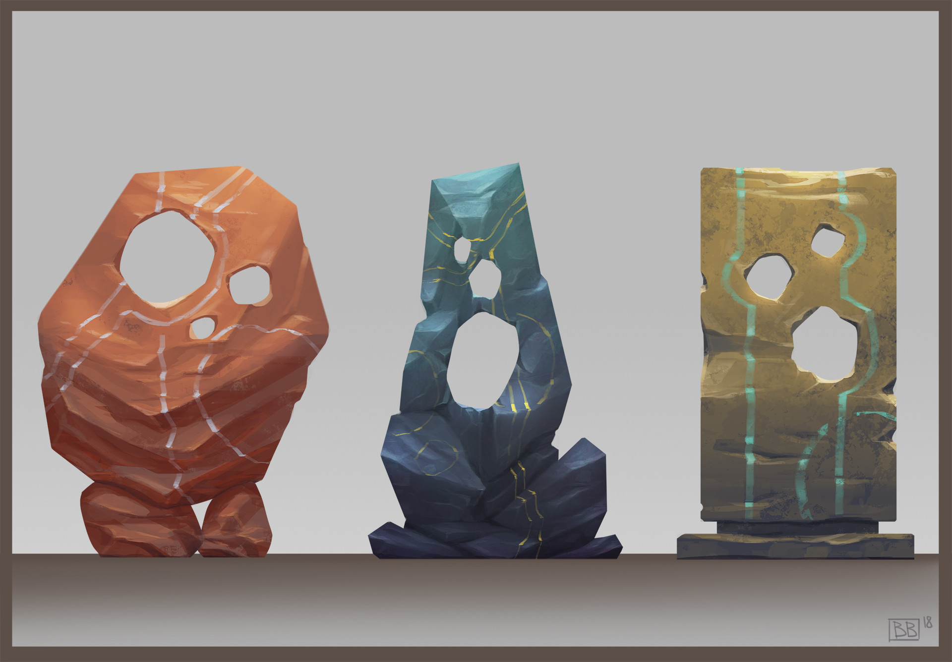 ArtStation - Rune Stones