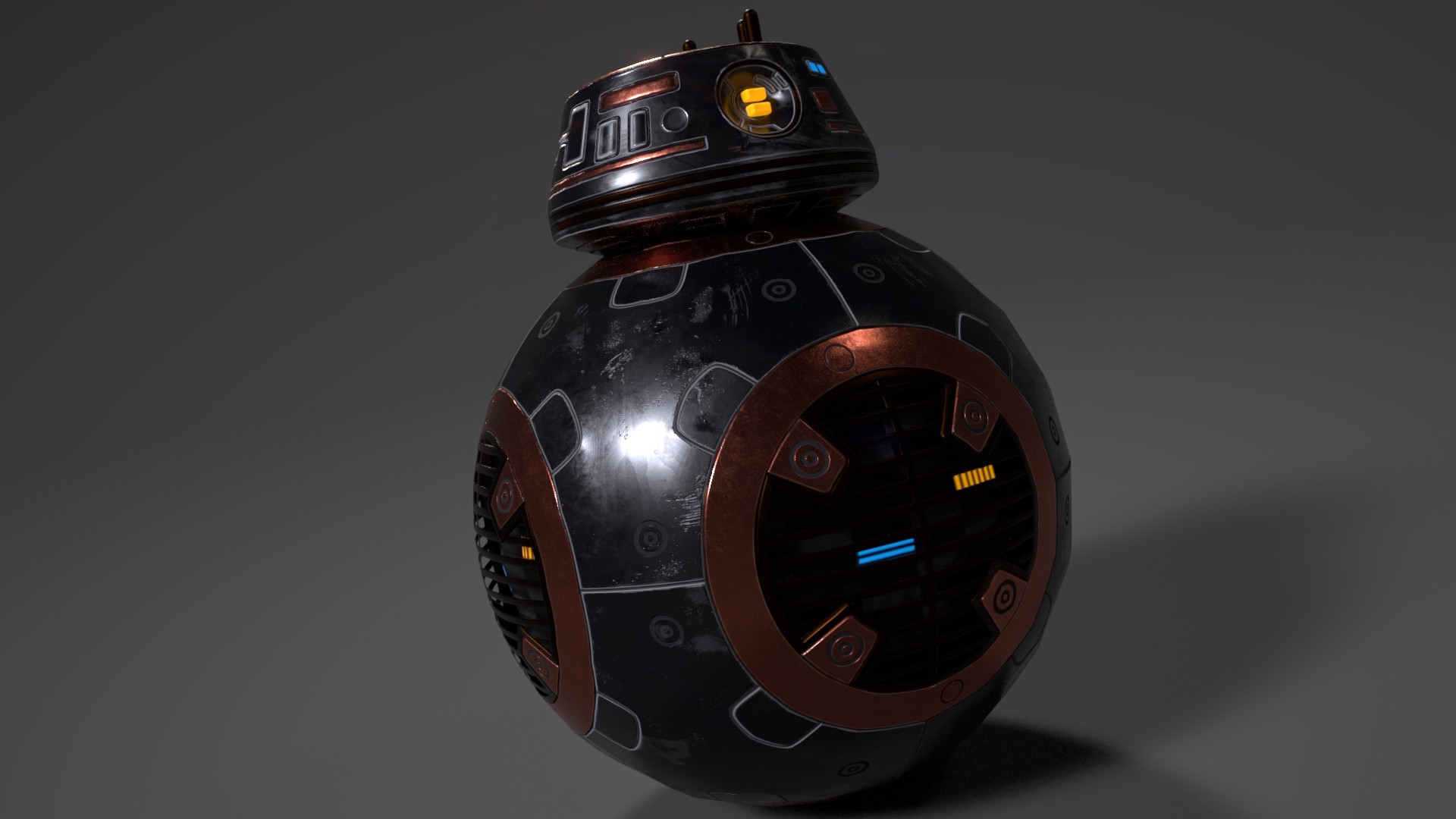 Endre Horgász - BB9E Droid Copper Version