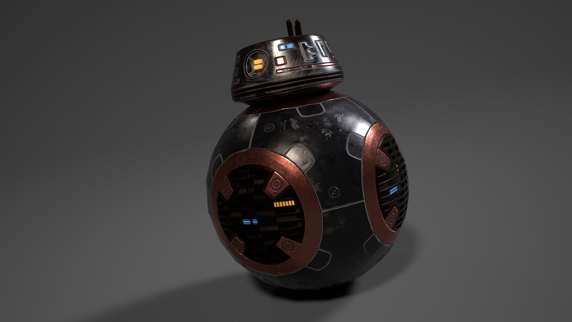 Endre Horgász - BB9E Droid Copper Version