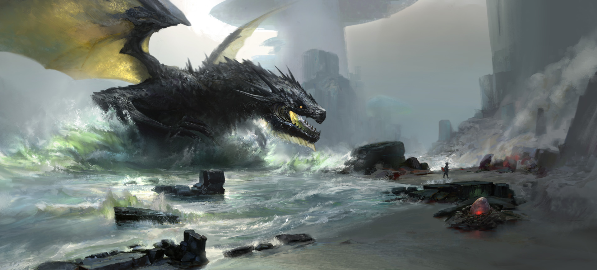 nikolai-lebedev-dragonshore2.jpg (1920×867)-花瓣网