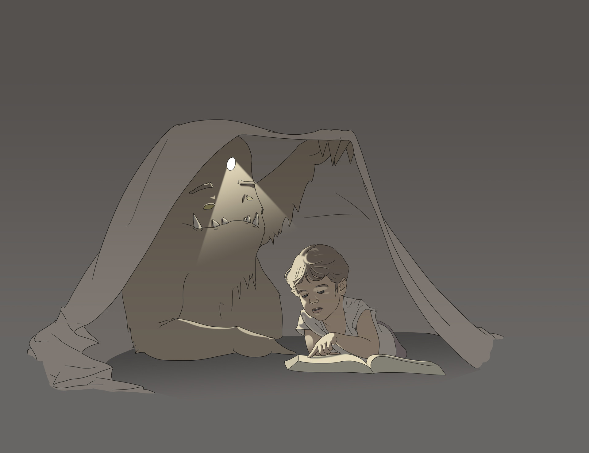 ArtStation - Monster and Child