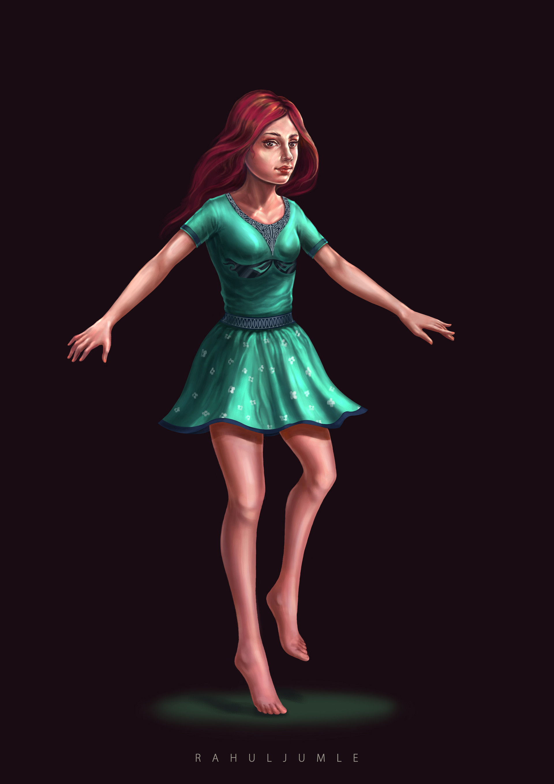 ArtStation - Dancing Girl