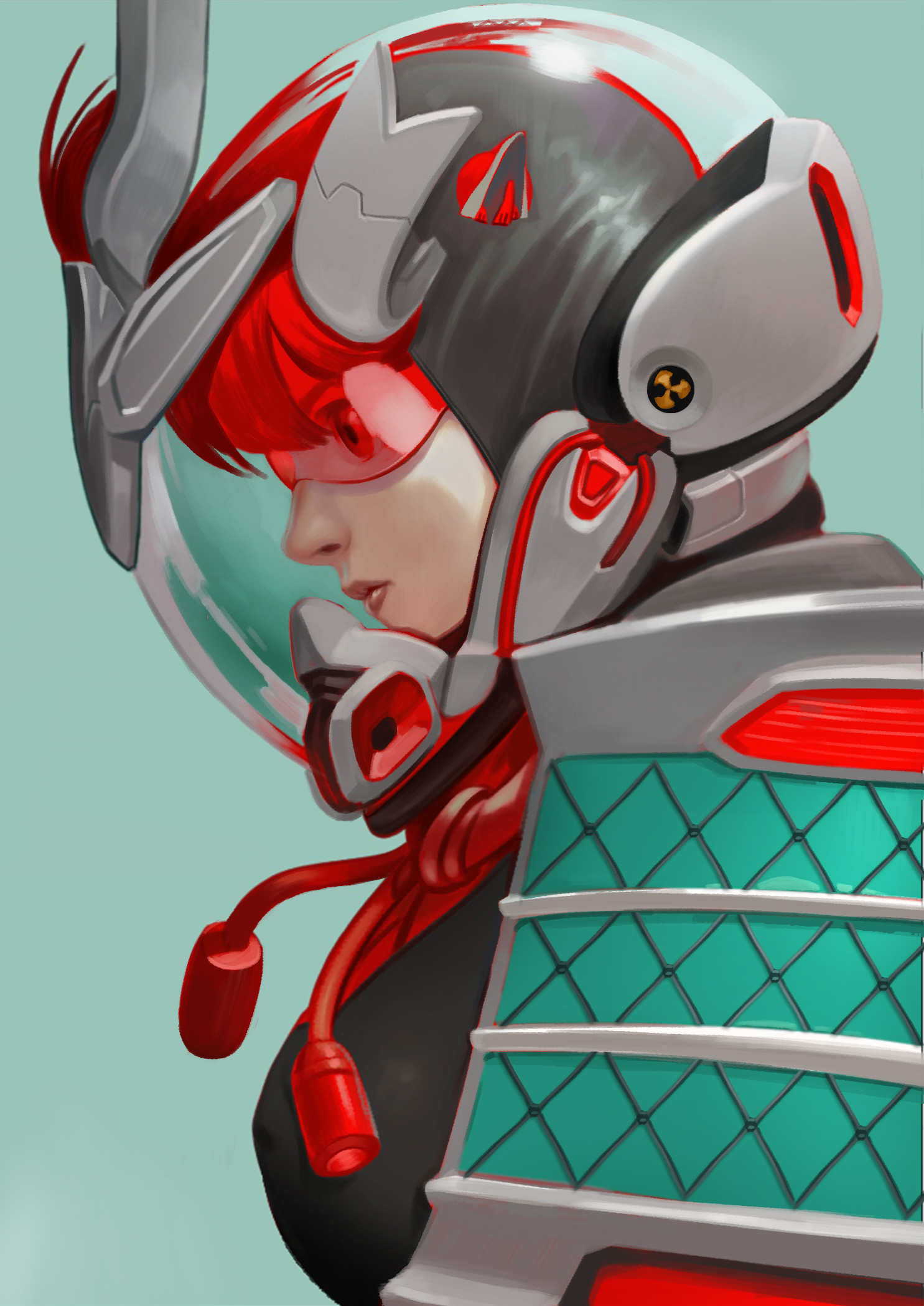 ArtStation - Samurai astronaut