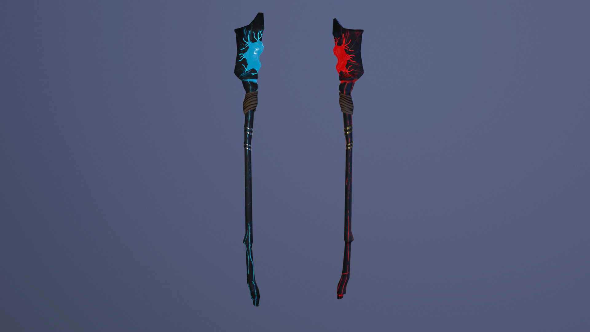 ArtStation - Fire/Ice Staff
