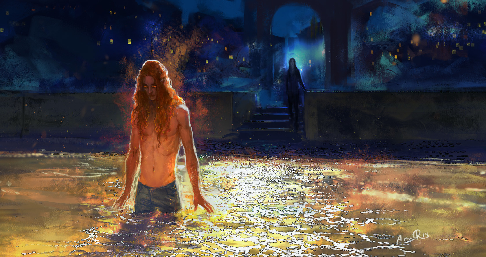 ArtStation - Burning Sea