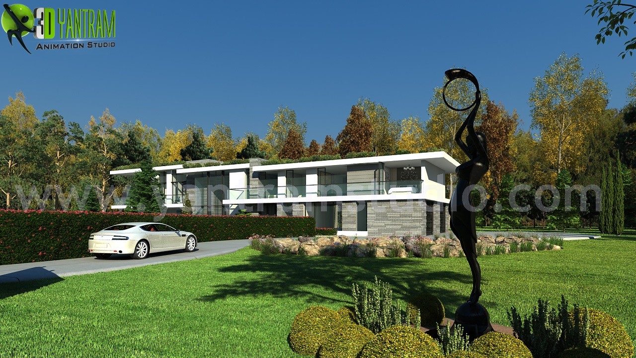 ArtStation - Modern Style House Design Ideas & Pictures by Yantram ...