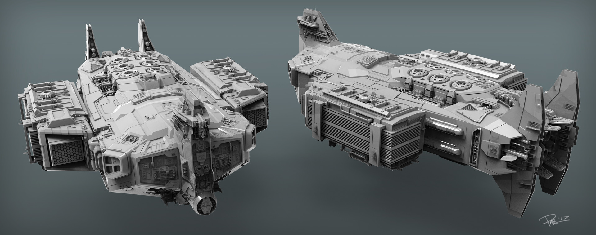 Drew Pace - SPACE PIRATE CARGO SHIP