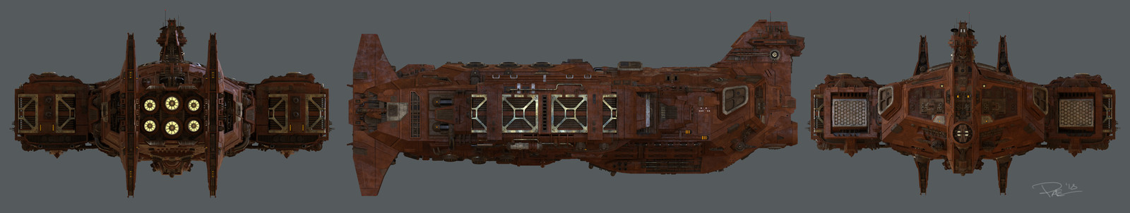 Drew Pace - SPACE PIRATE CARGO SHIP