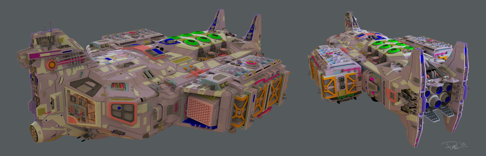 Drew Pace - SPACE PIRATE CARGO SHIP