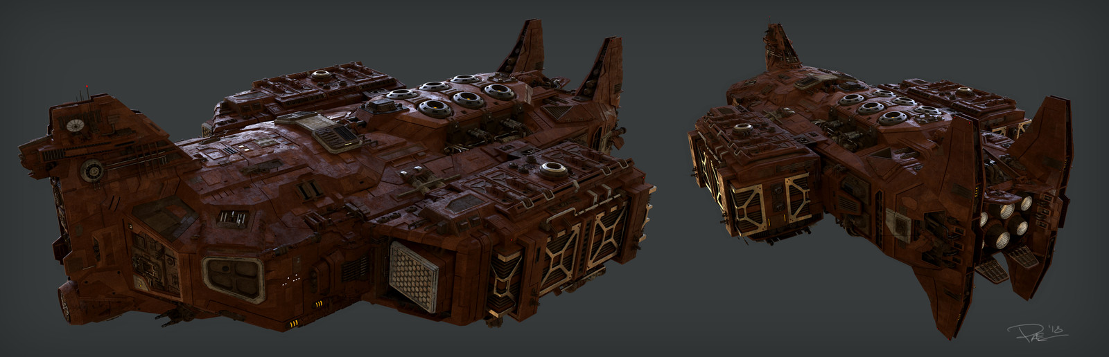 Drew Pace - SPACE PIRATE CARGO SHIP