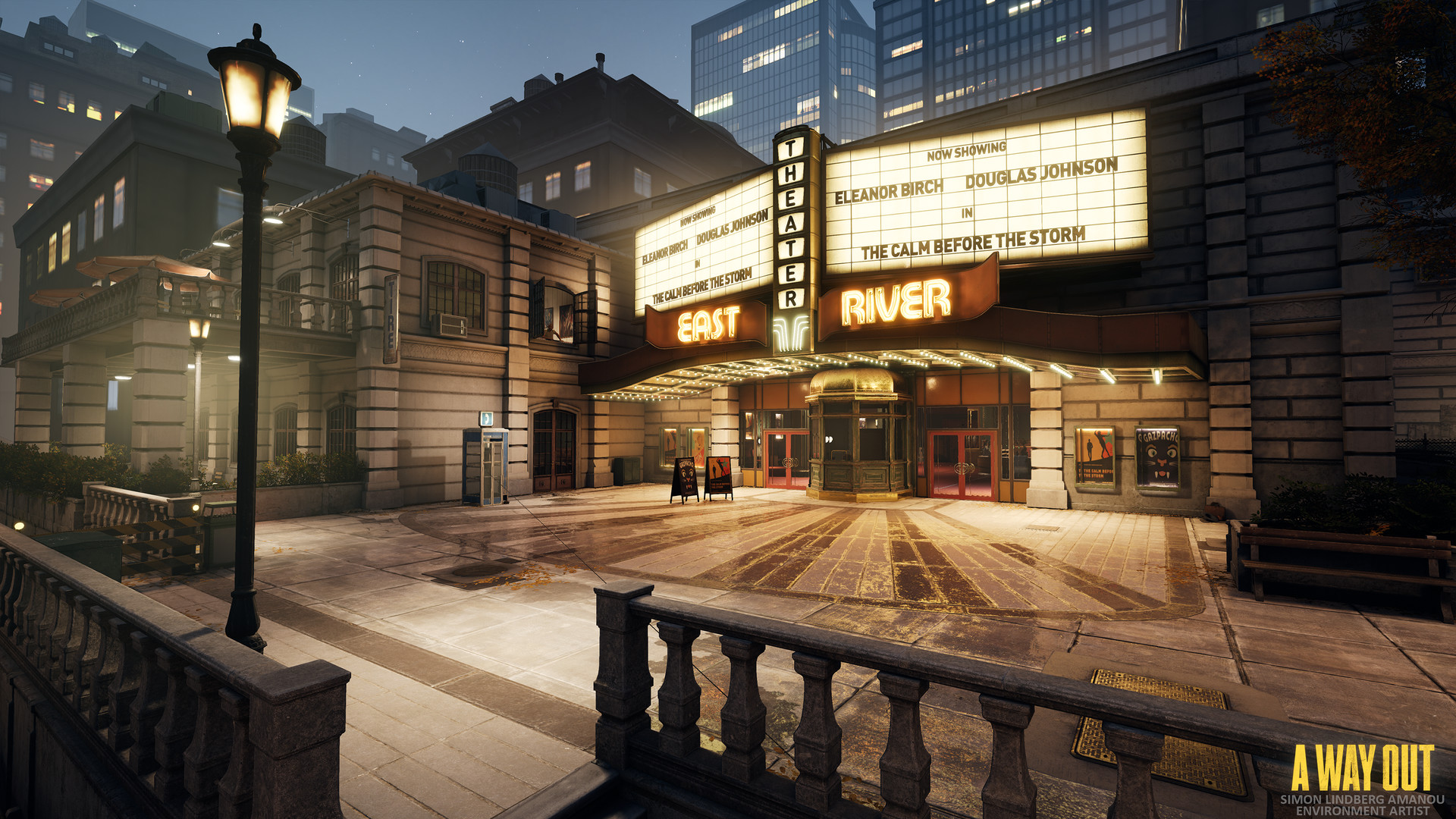 Simon Lindberg Amanou - A Way Out - Environments