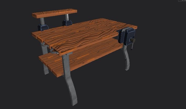 ArtStation - work bench (workshop - wip)