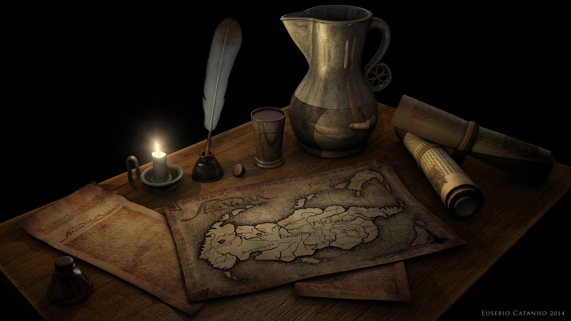 ArtStation - Old Scriptorium 3D