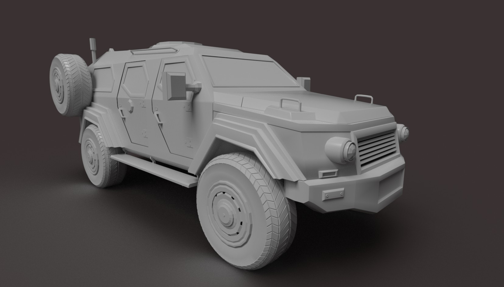 ArtStation - Wrangler Custom Jeep