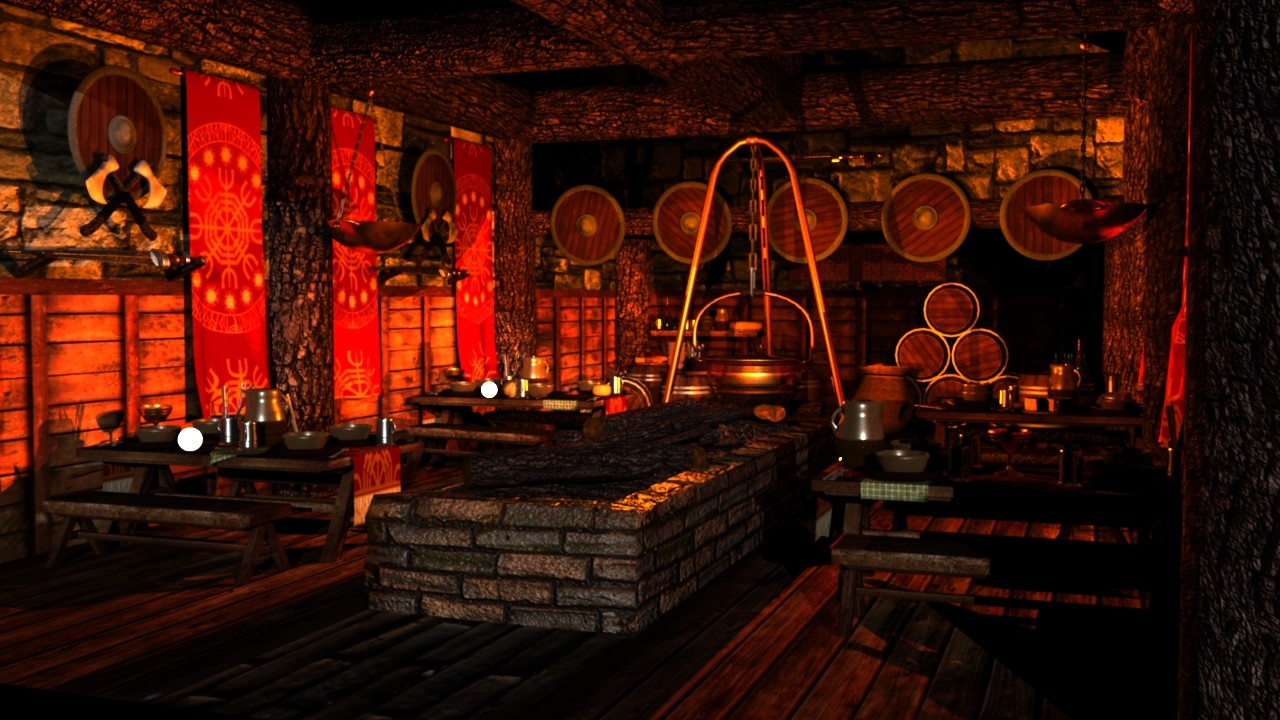 Hamzah Ali - Viking Tavern Enviroment