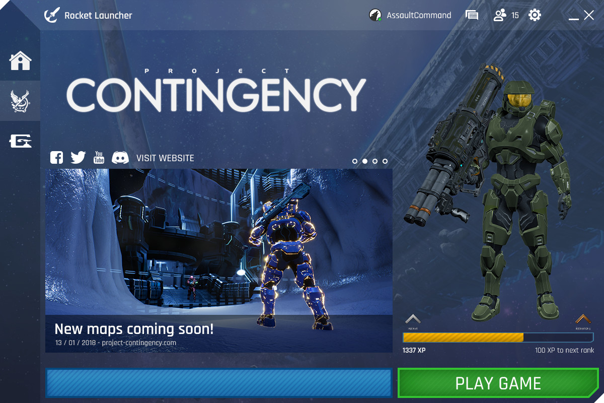 ArtStation - Initial concepts multi-game launcher for Project ...