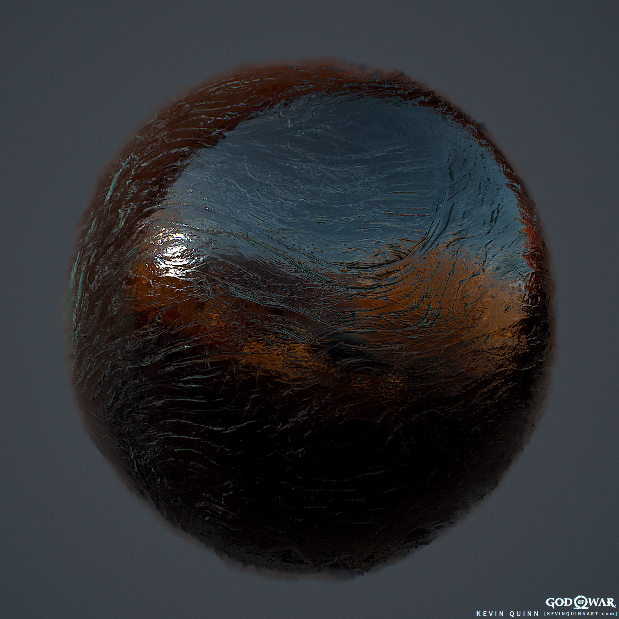 Kevin Quinn: Portfolio - God of War (2018) - Shader Balls