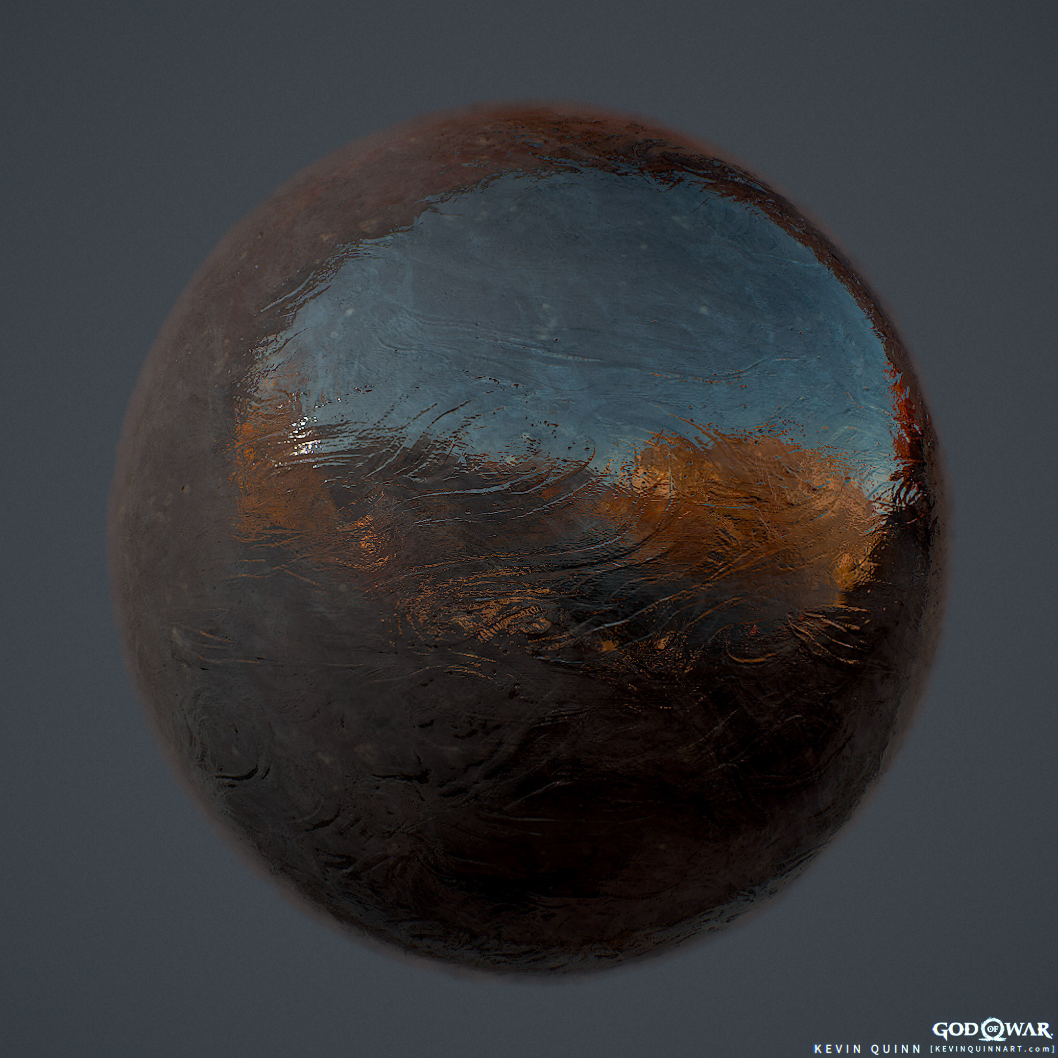Kevin Quinn: Portfolio - God of War (2018) - Shader Balls
