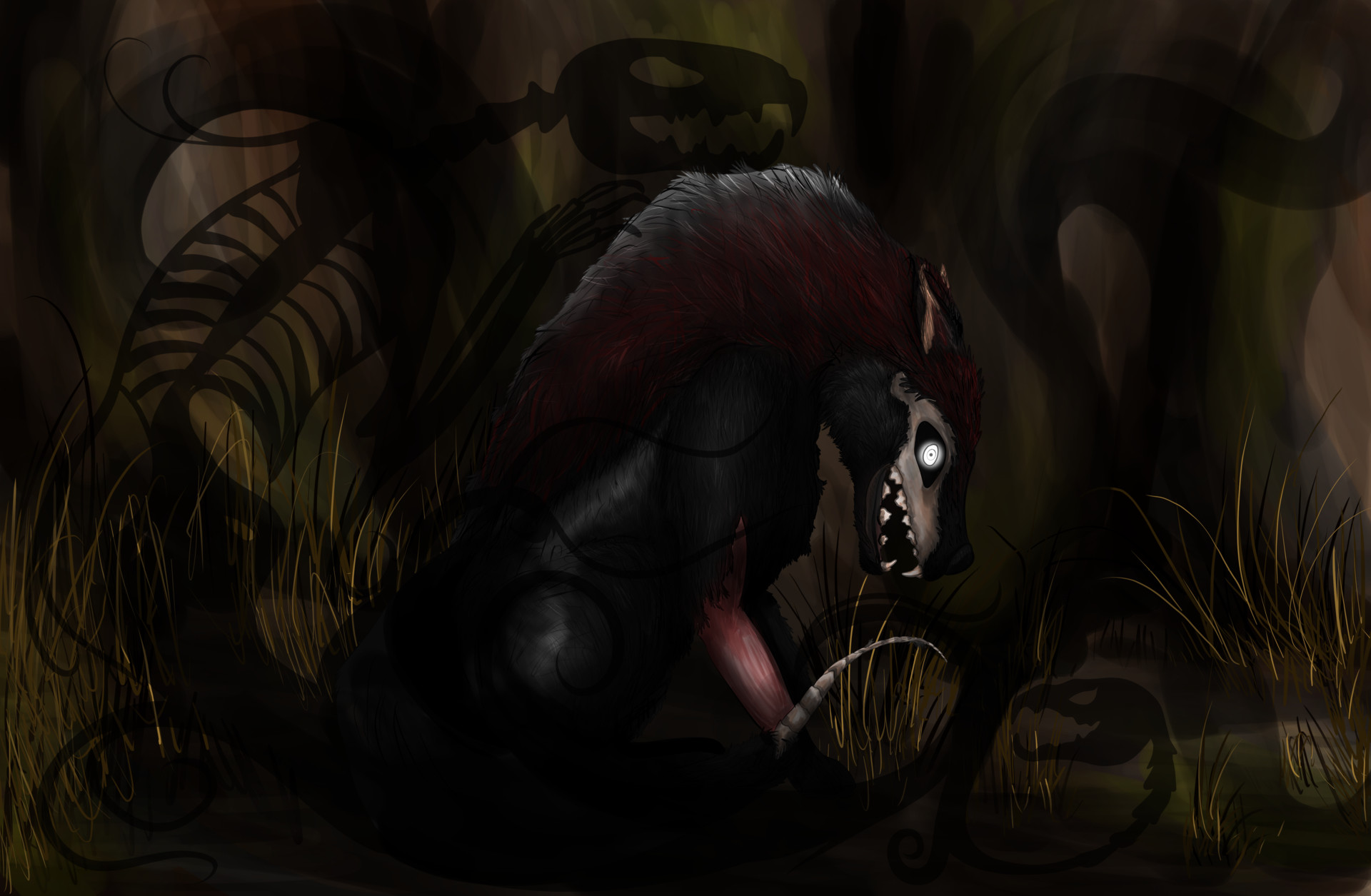 shadow wolf creature